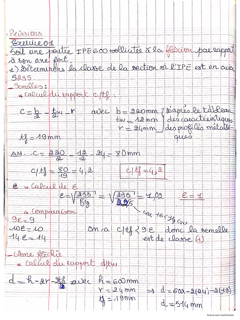 Exercices CM DST1 | PDF