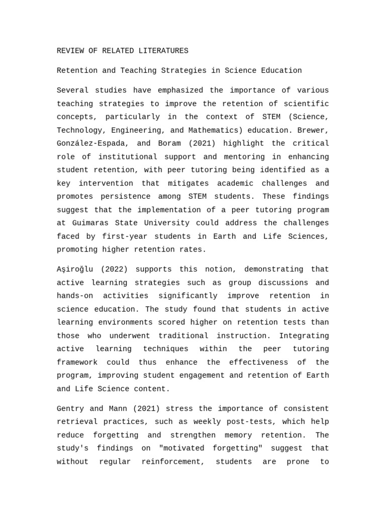 Review of Related Literatures | PDF | Employee Retention | Learning