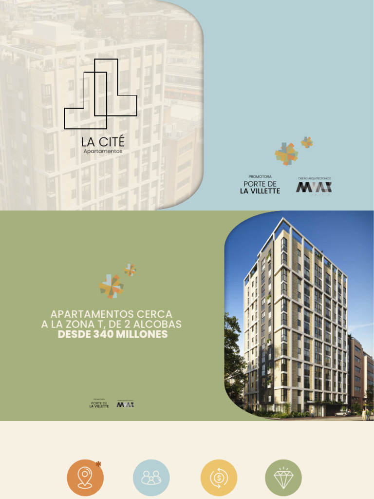 Brochure La Cité Apartamentos | PDF | Diseño | Mueble