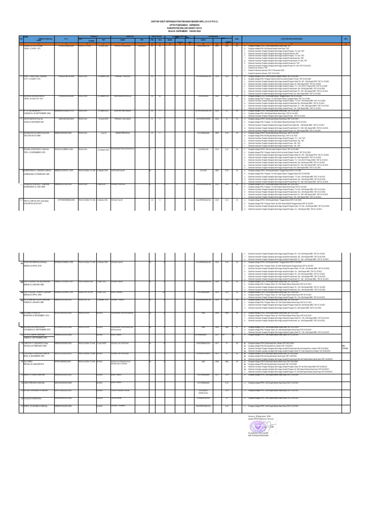 Duk PKM Serwaru November 2024 | PDF