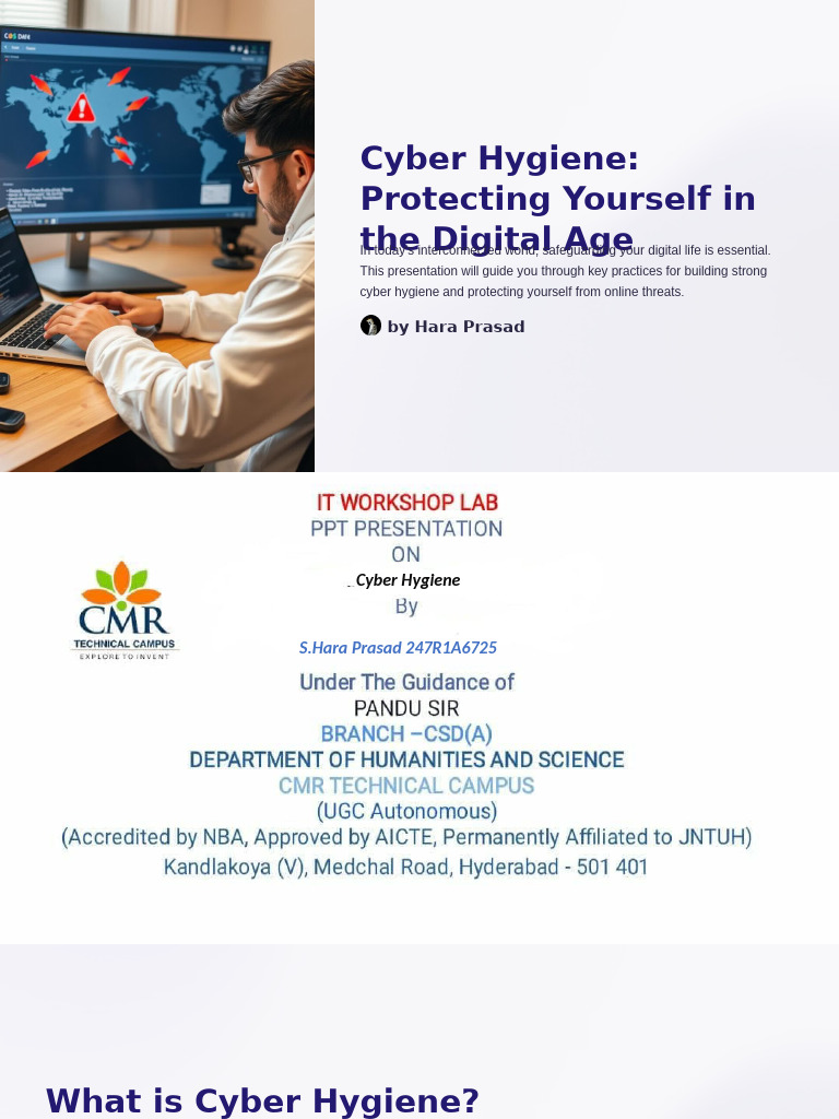 Cyber Hygiene: Digital Safety Guide | PDF | Security | Computer Security