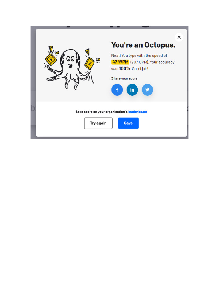 Typing Test | PDF