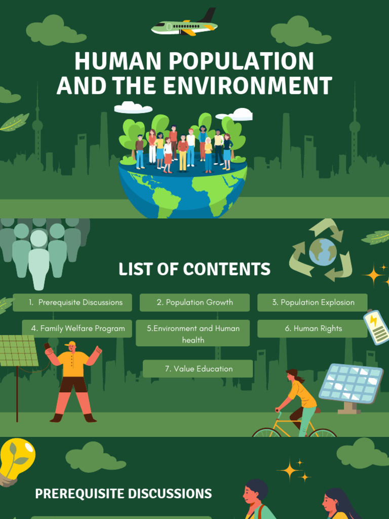 Human Population and Environmental Impact | PDF | Air Pollution ...