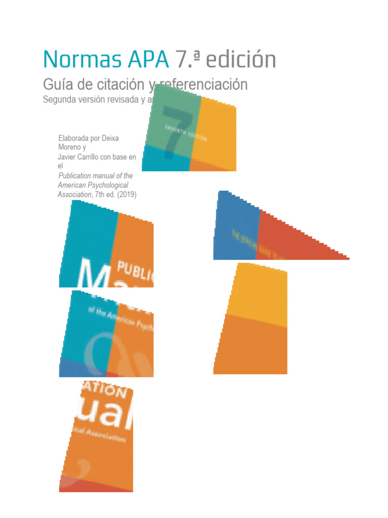 Guía de Normas APA 7.ª Edición | PDF | Publicación | Estilo apa