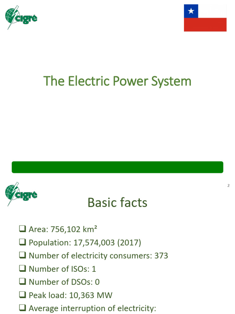 2018 National-Power-System Chile | PDF | Nature | Power (Physics)