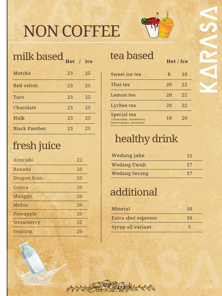 Grey White Simple Coffee Menu | PDF