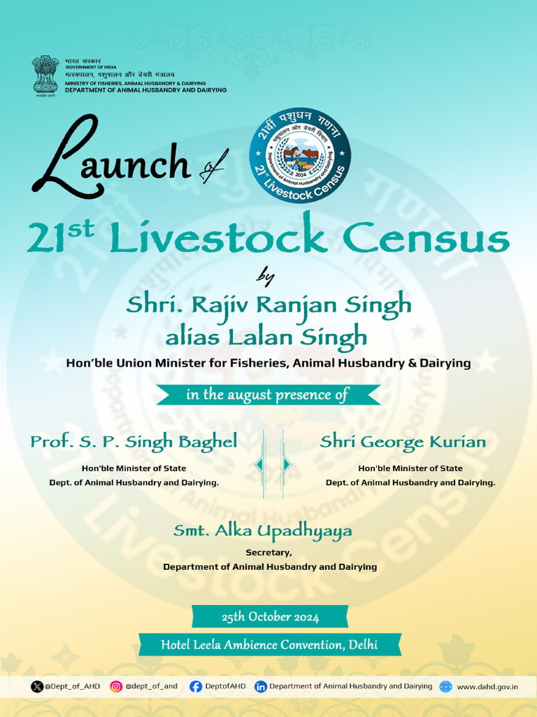 Brochure of 21 ST Livestock Census | PDF