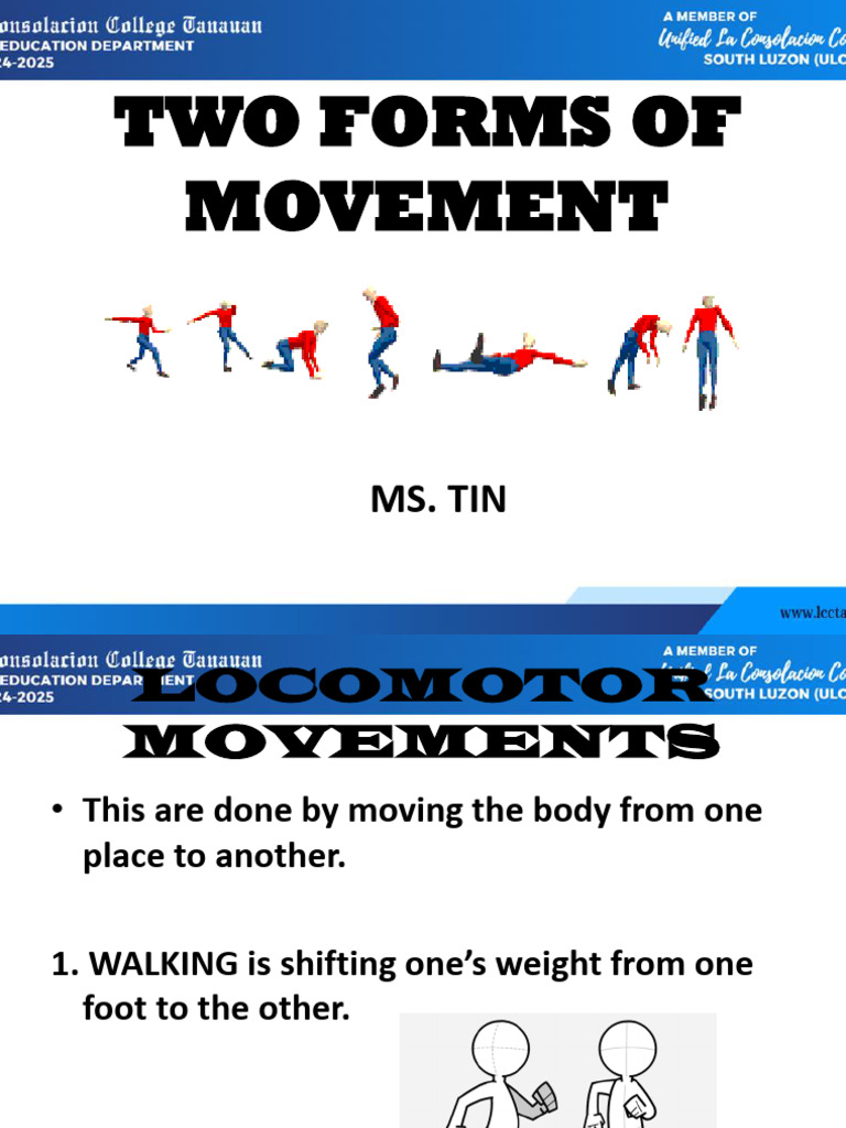 Locomotor and Non-Locomotor Movements Lesson Q2 | PDF