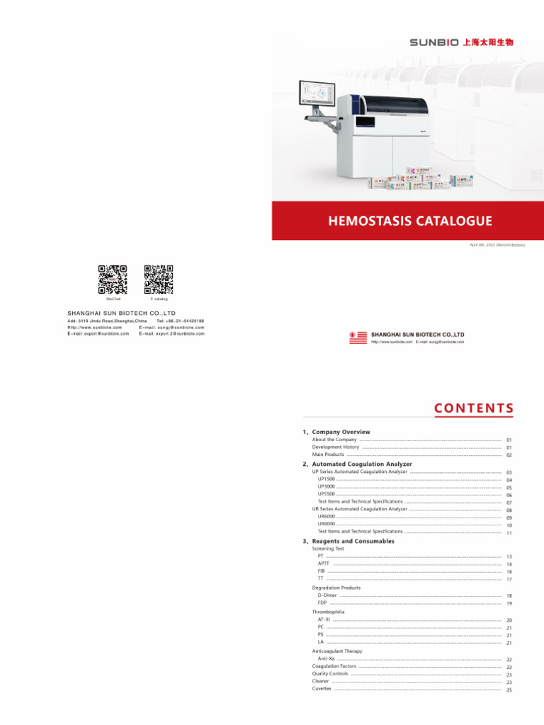 Sunbio Brochure | PDF