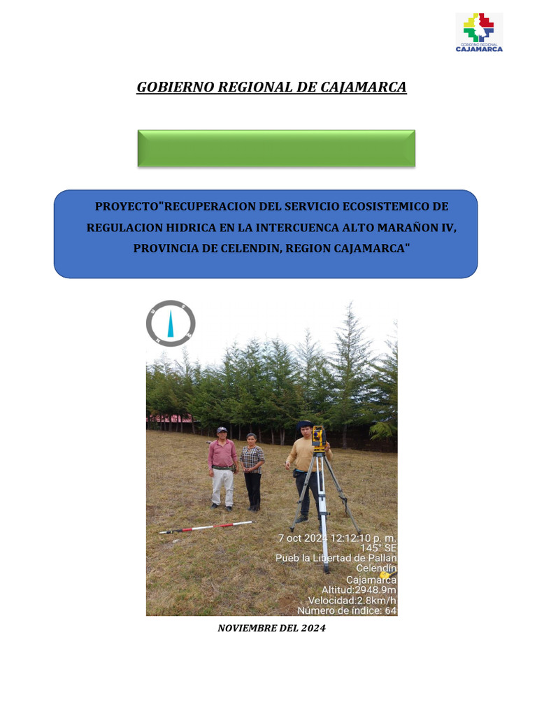 Informe Topografico - La Lbertad de Pallan-1 | PDF | Topografía ...