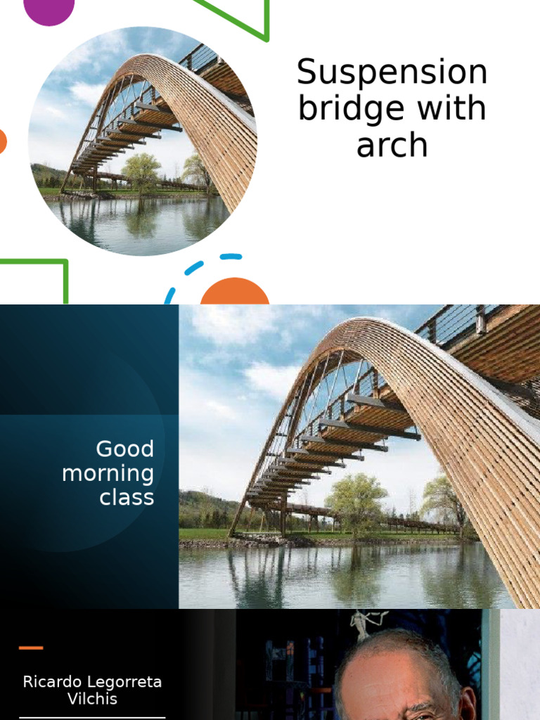 Suspension Bridge With Arch | PDF