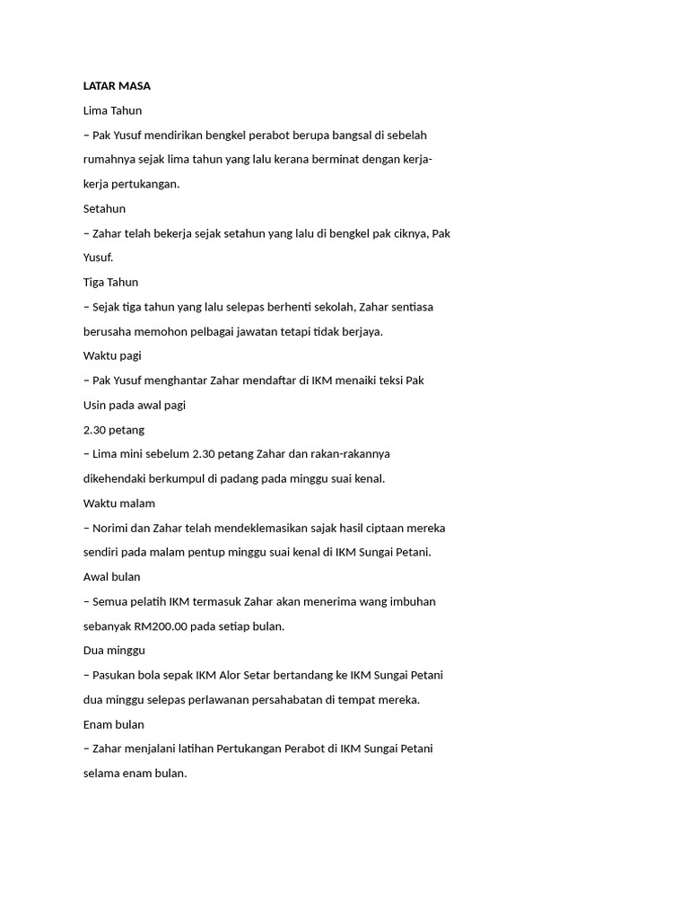 Latar Masa | PDF