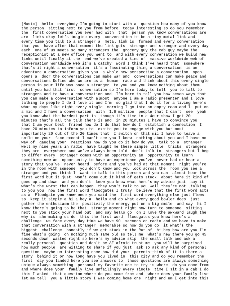 (English) 7 Ways To Make A Conversation With Anyone - Malavika Varadan ...