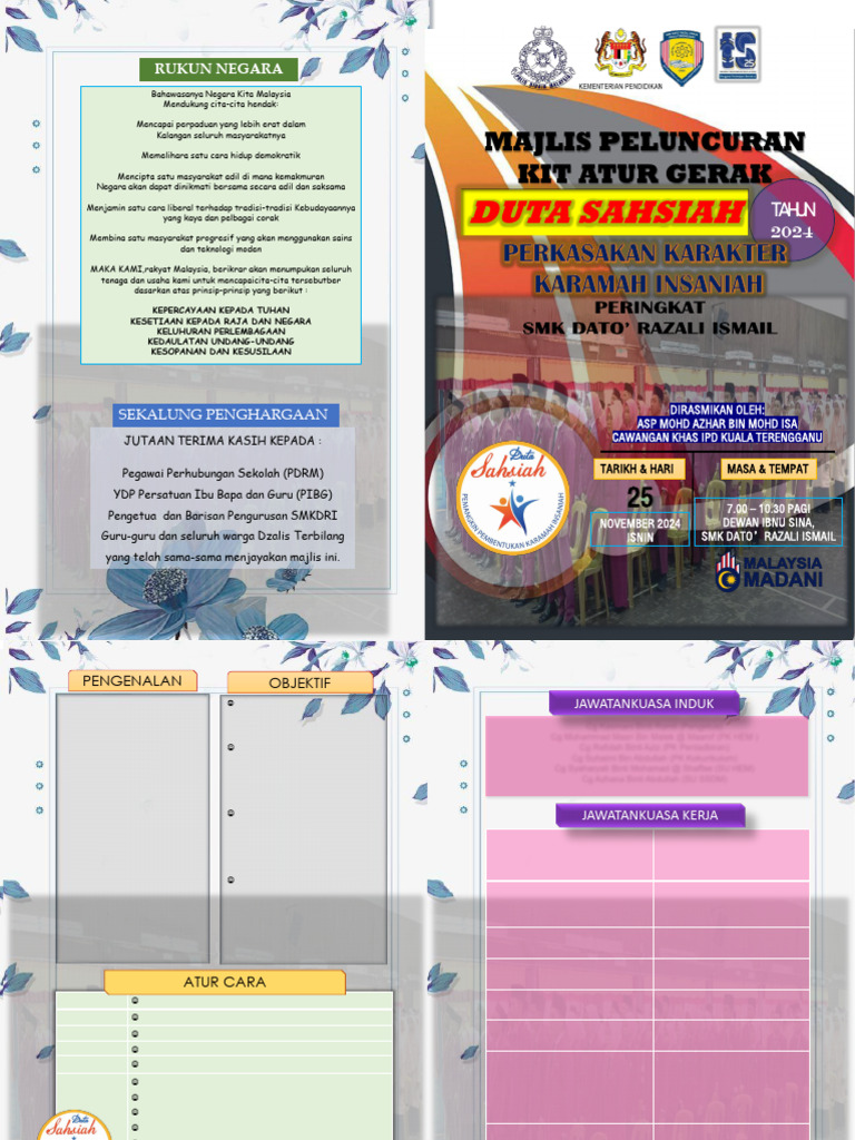Pamplet Duta Sahsiah 2024 | PDF