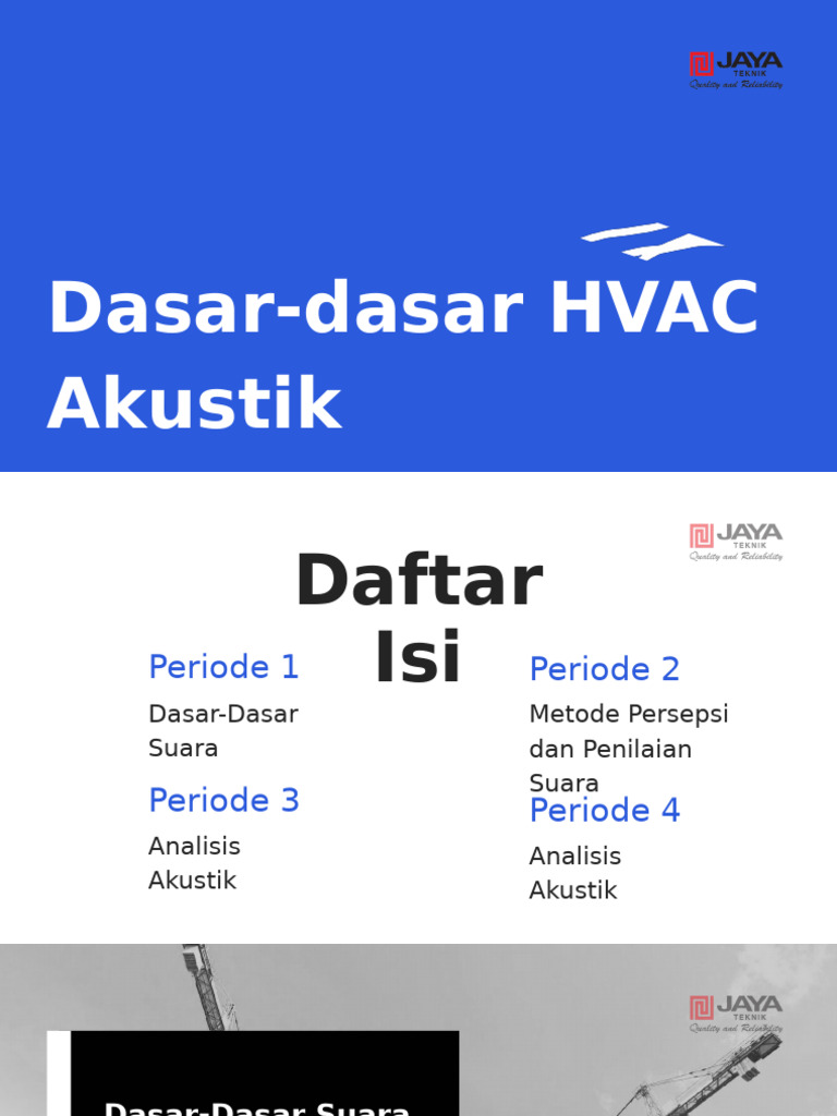 Dasar-Dasar HVAC Akustik | PDF