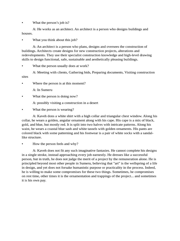 Kaveh's Job | PDF | Softlines (Retail) | Fashion