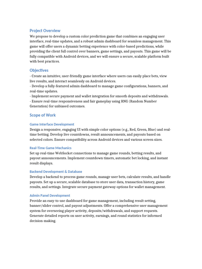 Proposal For Your Project | PDF | User Interface | Quality Assurance