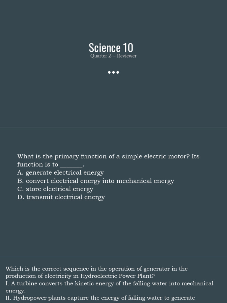 Science 10 Quarter 2 Review Guide | PDF | Electromagnetic Radiation ...