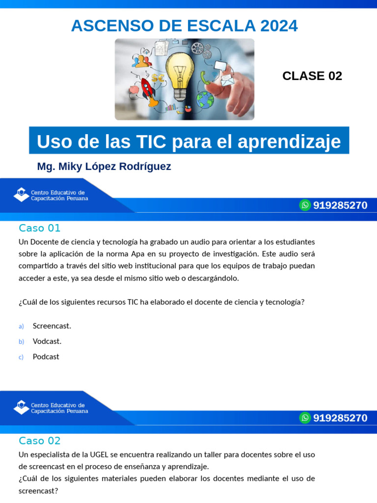 Clase 02 Tics - Ascenso | PDF | Enseñando | Internet
