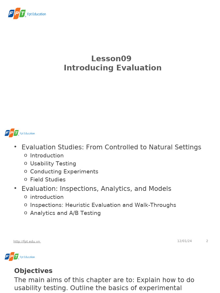 Slide 03 Lesson09 | PDF | Usability | Computing