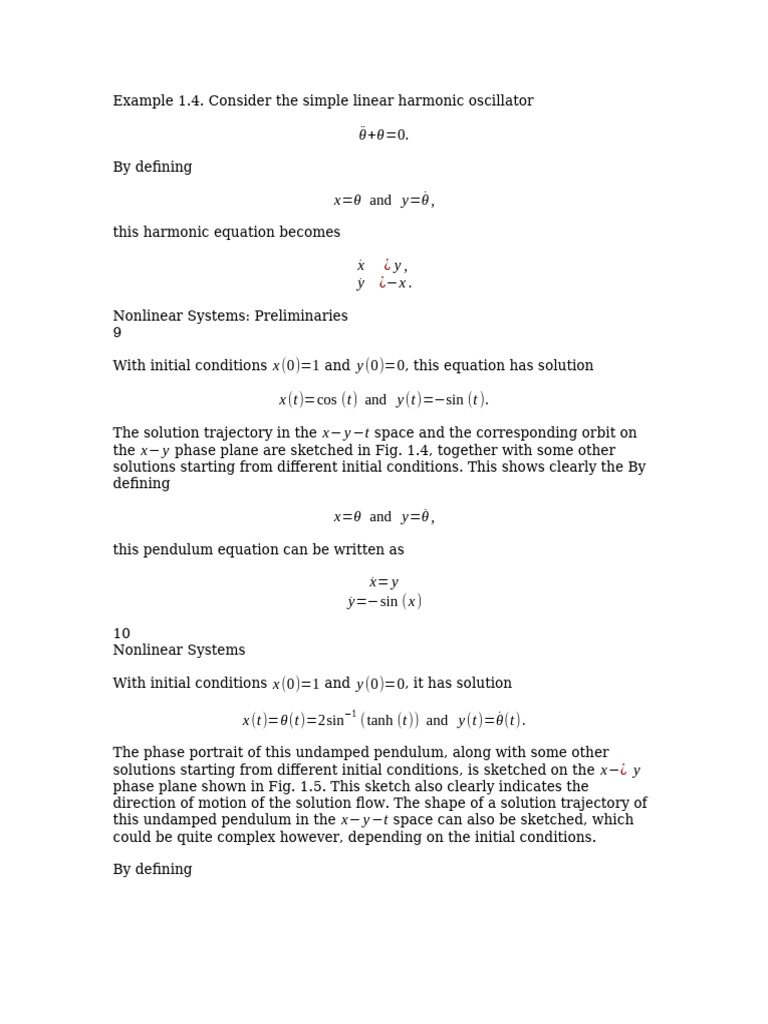 Docre 1 | PDF | Nonlinear System | Mechanics