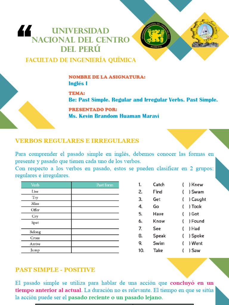 Semana 4 Inglesi | PDF | Verbo | Conjugación gramatical