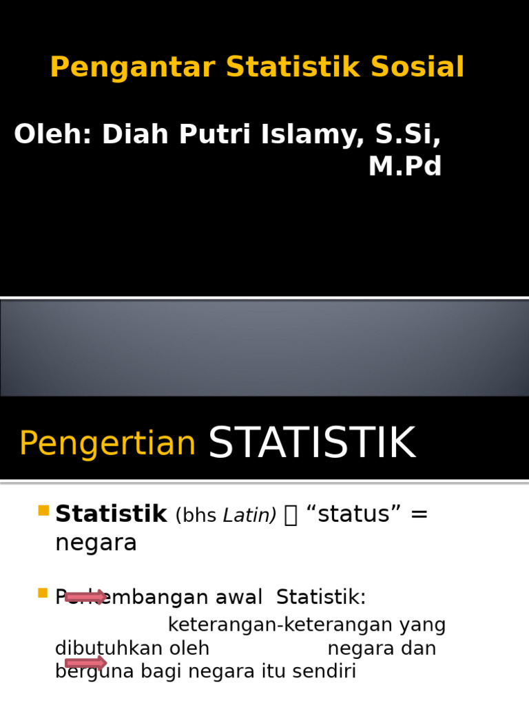 Definisi Statistika | PDF