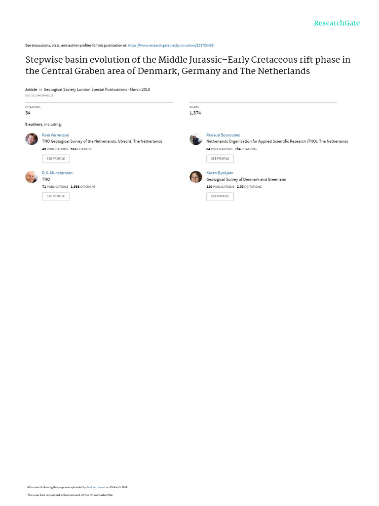 Stepwise Basin Evolution of The Middle Jurassic-Ea | PDF | Rift ...