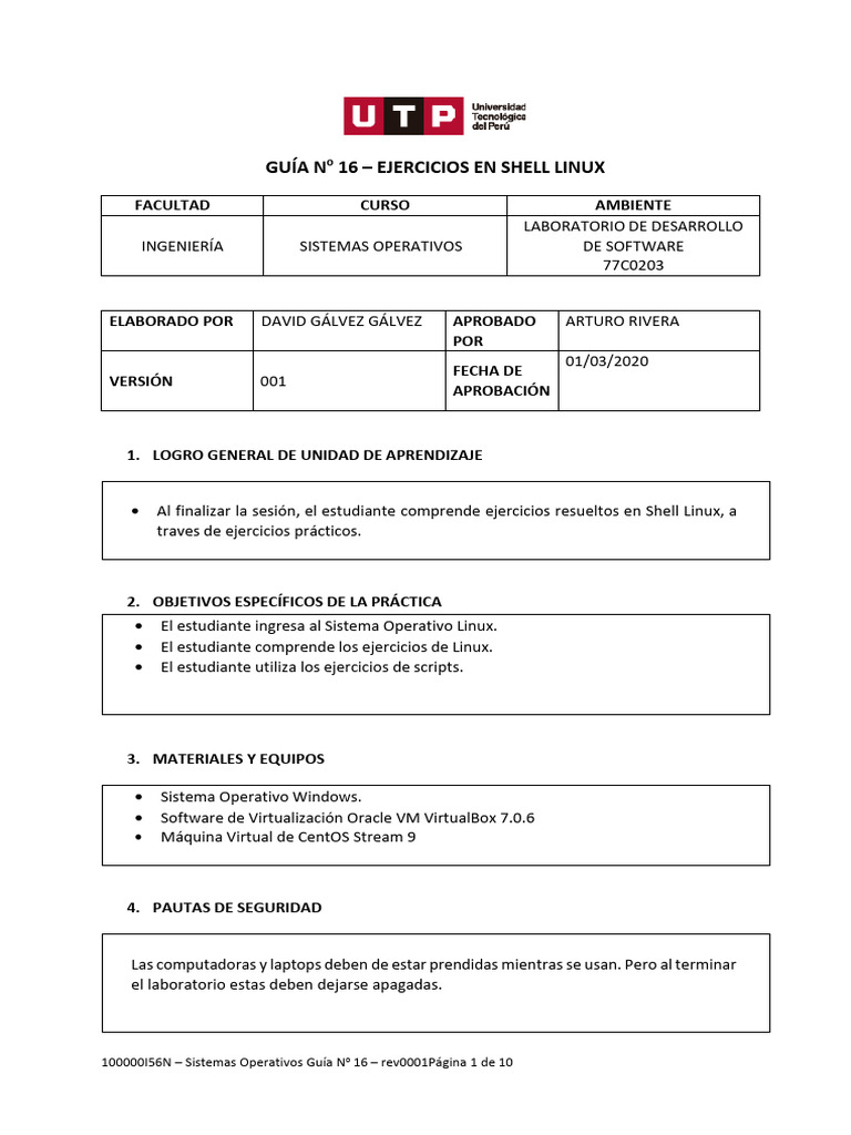 S14 - s27 - 100000I56N-GUIA-N-16-LABSISO16-Ejercicios en Shell Linux | PDF | Sistema operativo ...