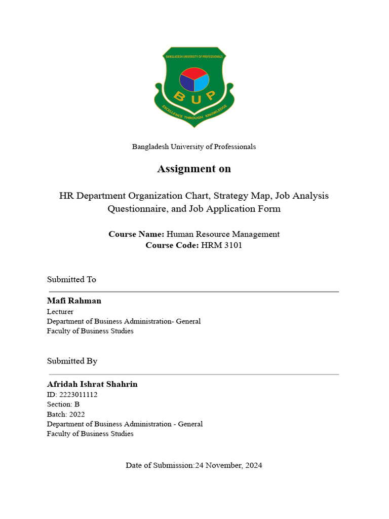 HRM Assignment | PDF | Business