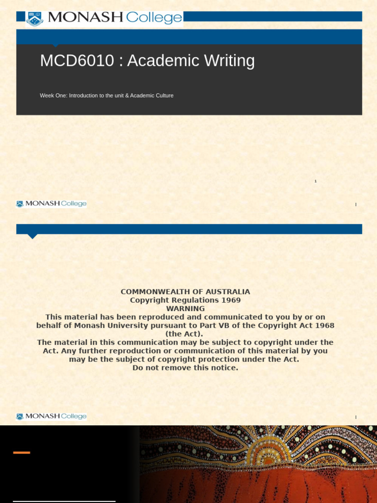 Week 1 Lectorial Slides | PDF | Lecture | University