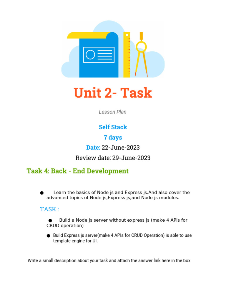 Task 4 - Node Js & Express | PDF