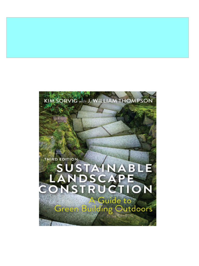 Ebooks File Sustainable Landscape Construction A Guide To Green ... Ebooks File Sustainable Landscape Construction A Guide To Green ...