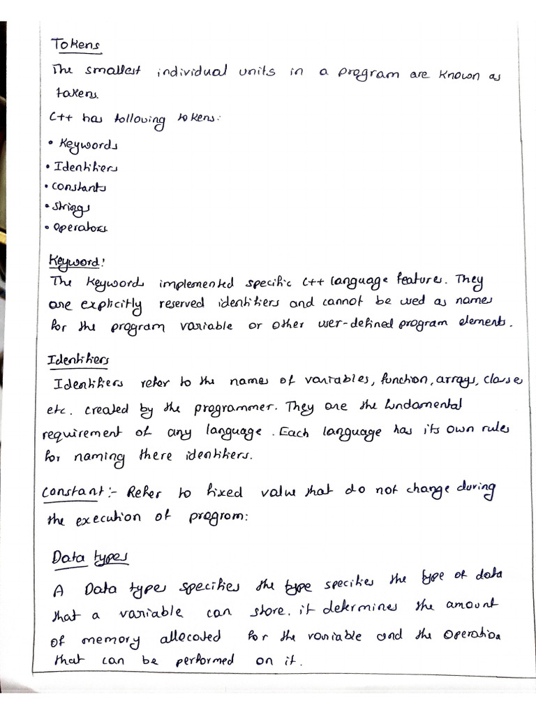 Module 2 Cs Sem 1 Notes | PDF
