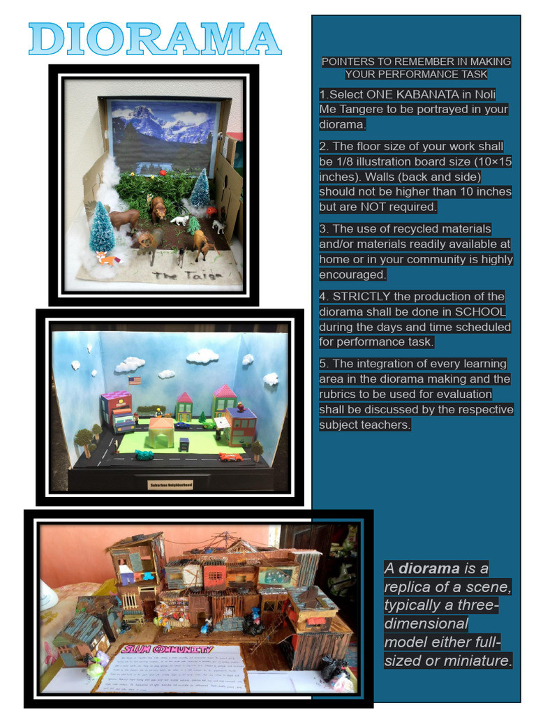 Diorama Making | PDF