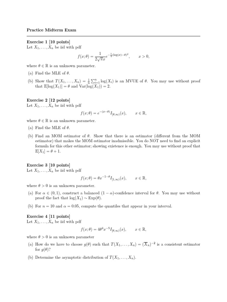 Practice Midterm | PDF