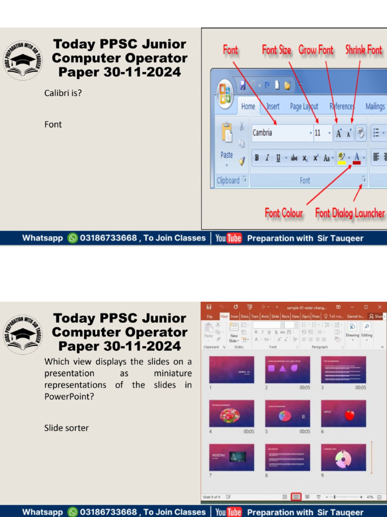 Today PPSC Computer Operator Paper Dated 30-11-2024-1 | PDF
