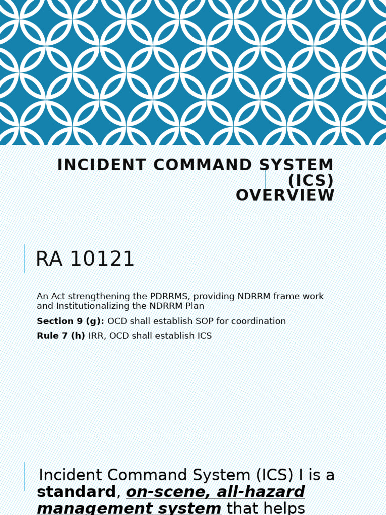 Incident Command System Ics | PDF