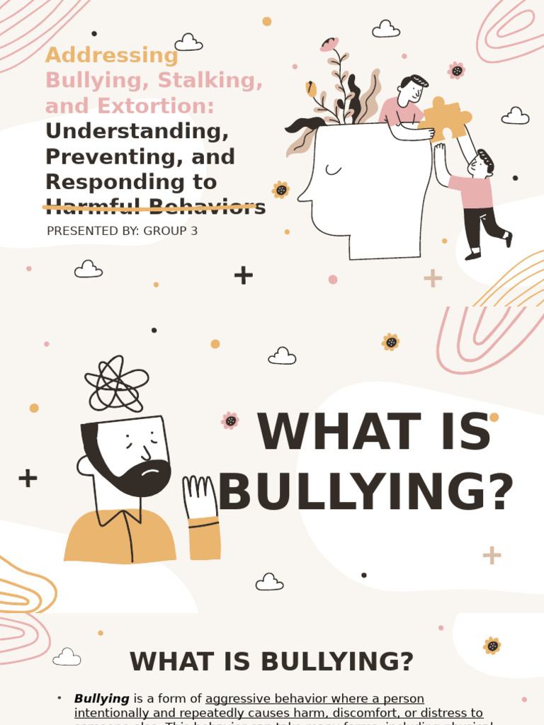 Understanding Bullying and Stalking | PDF | Bullying | Stalking