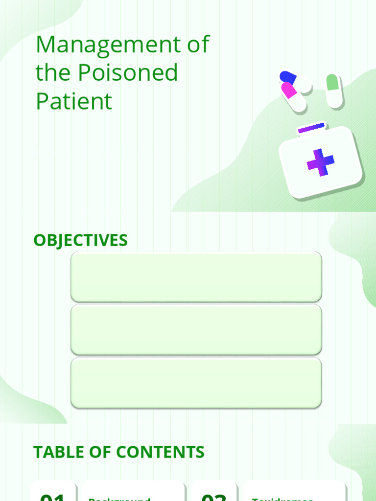 Management of The Poisoned Patient - Dr. Simmons - 20241 | PDF | Drugs