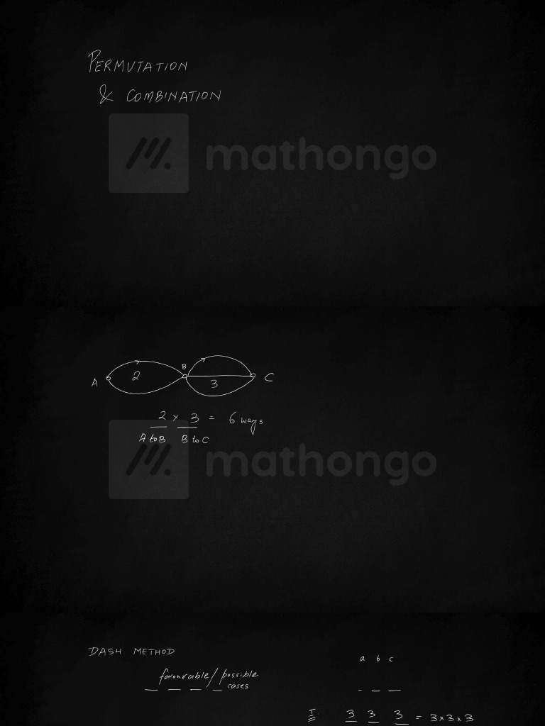 01 - Basic Permutation Combination | PDF