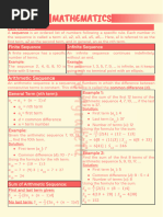 Math Reviewer g10 1 | PDF | Summation | Arithmetic