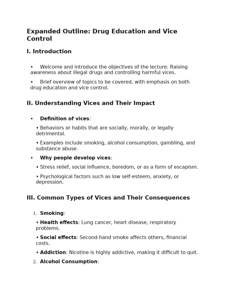 Vice | PDF | Substance Abuse | Drug Rehabilitation