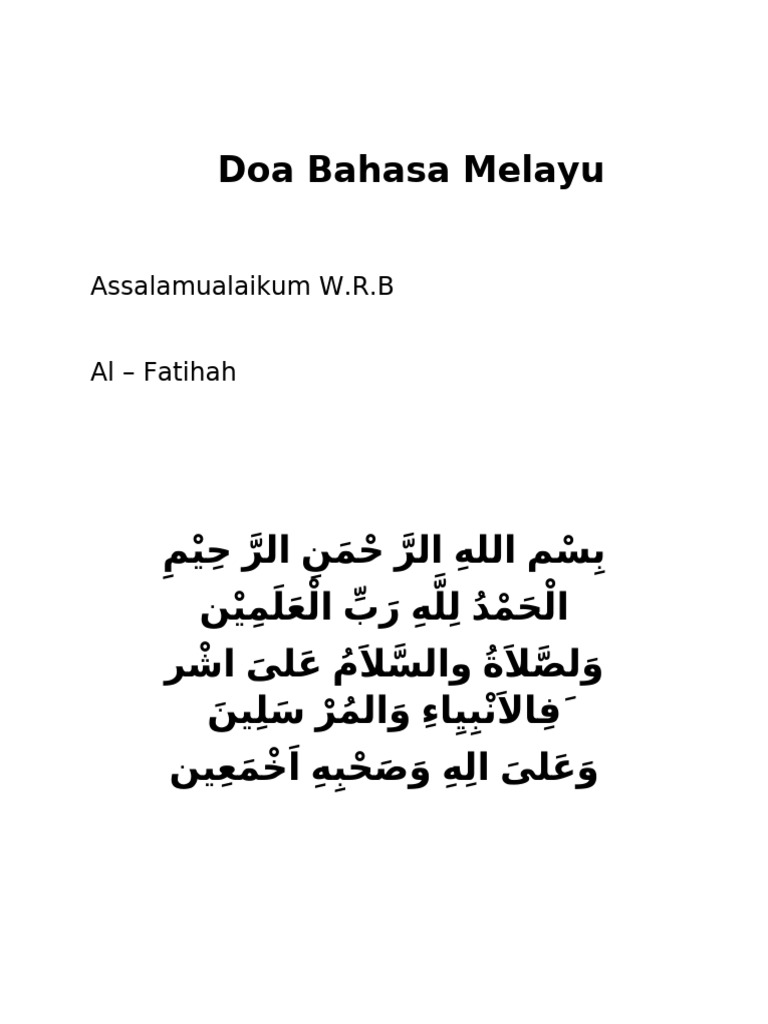 Bacaan Doa 2 | PDF