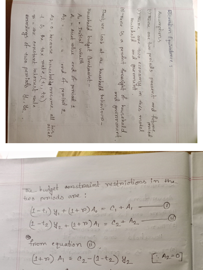 Ricardian Model | PDF