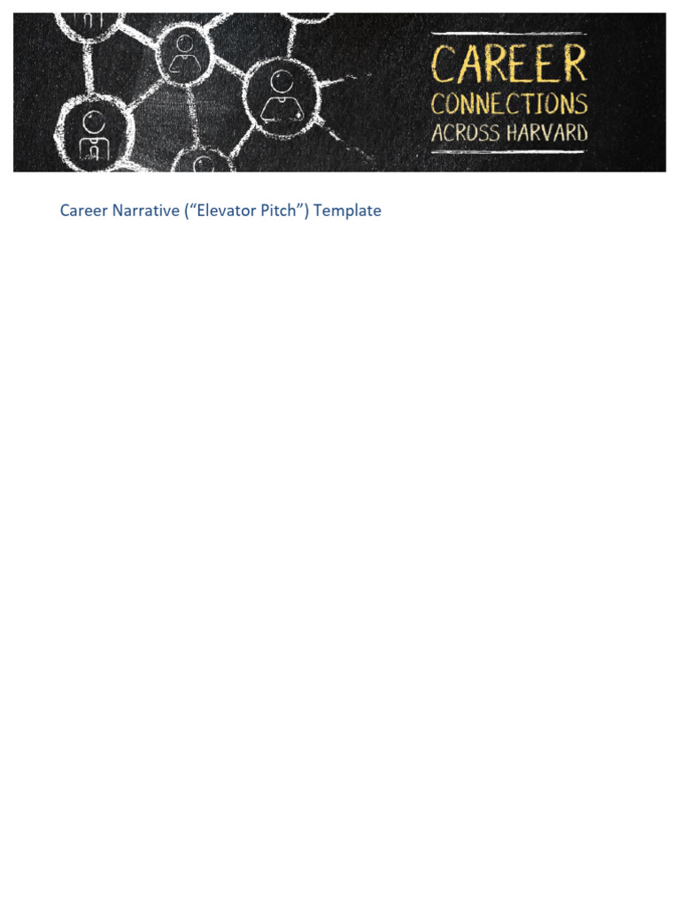 Career Narrative Template | PDF