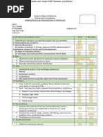 Complete Physical Examination Checklist | PDF | Abdomen | Somatosensory ...
