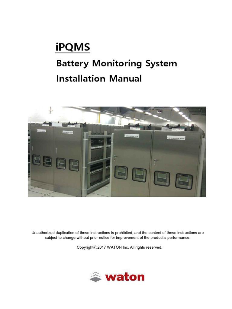 2.iPQMS Installation - Waton | PDF | Computer Network | Electrical Resistance And Conductance
