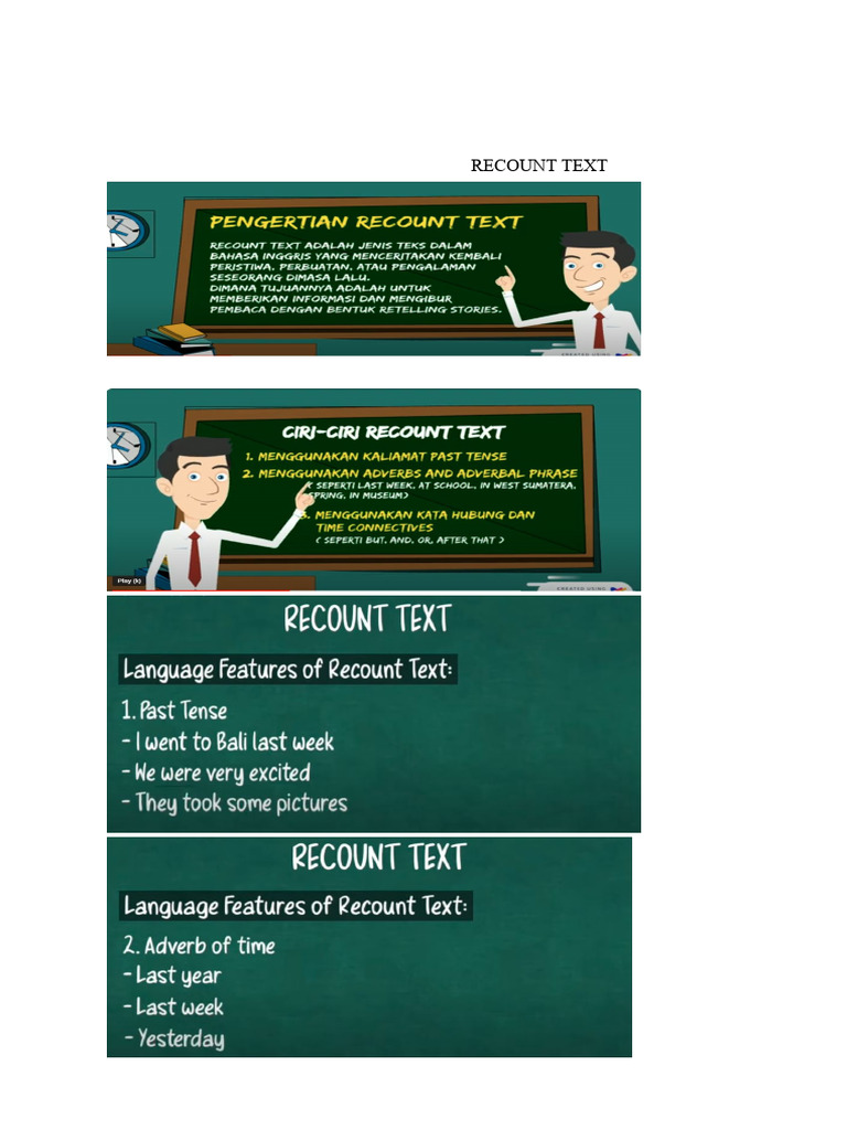 Buka TUGAS RECOUNT TEXT | PDF