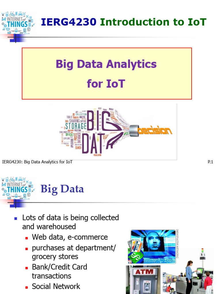 IERG4230 BigData Analytics | PDF | Big Data | Analytics